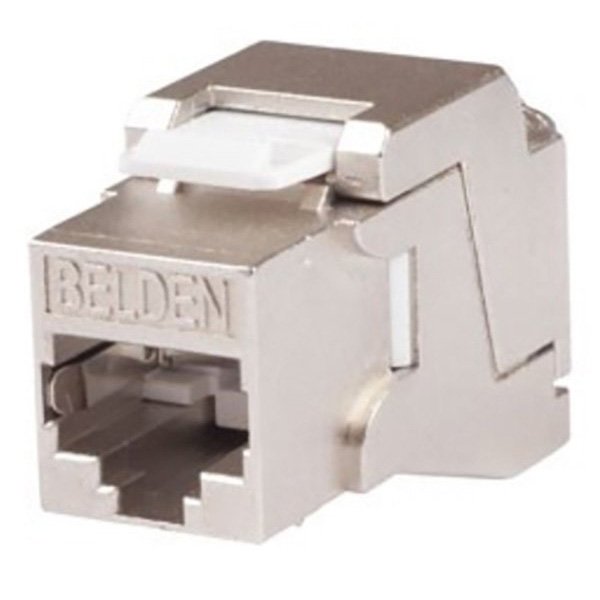 CAT6 RJ45 180 Degree Keystone Jack - Belden - Shielded - Cable Sales Canada