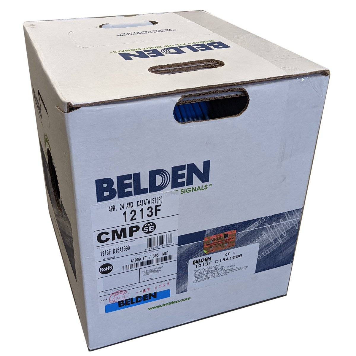 1000 Ft. Solid Shielded F/UTP CAT5e (350MHz) Network Cable - FT6/CMP ...