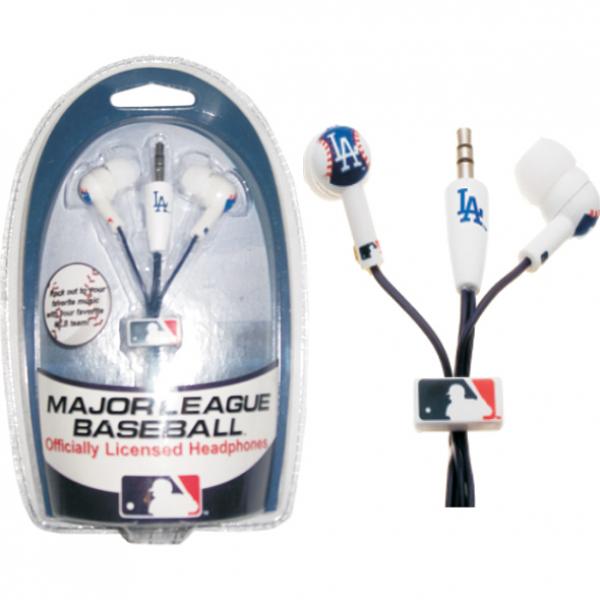 IHip MLB Team Logo Earphones - L.A Dodgers - Cable Sales Canada