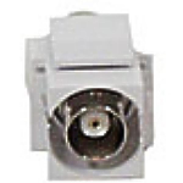 RG59 / RG6 BNC Keystone Jack - White - Cable Sales Canada