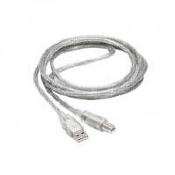 6 Ft. USB 2.0 Cable - A To B - Transparent Clear - TechCraft - Cable ...